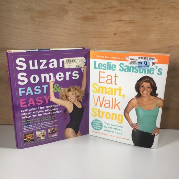 Kitchen | Diet Health Lot Suzanne Somers Fast Easy Leslie Sansone Eat ...